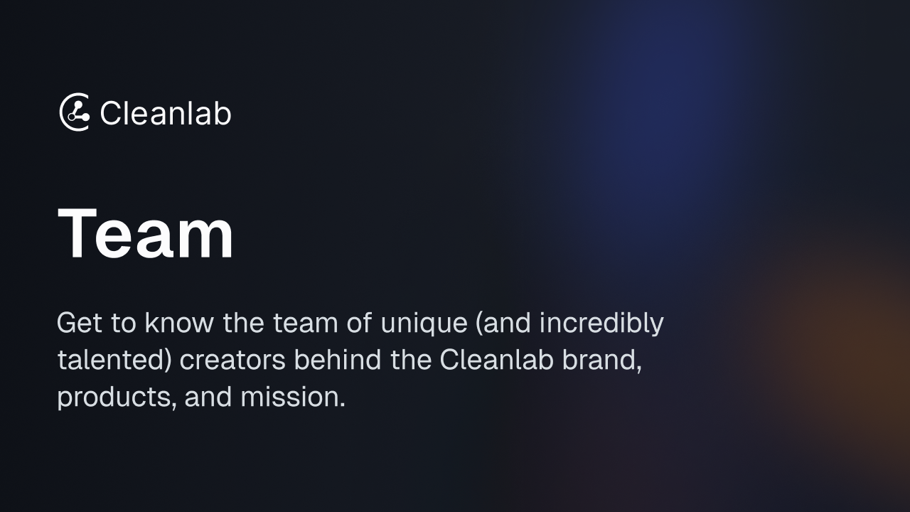 Team | Cleanlab